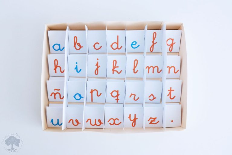Tutorial Alfabeto Móvil Montessori DIY – Creciendo Con Montessori