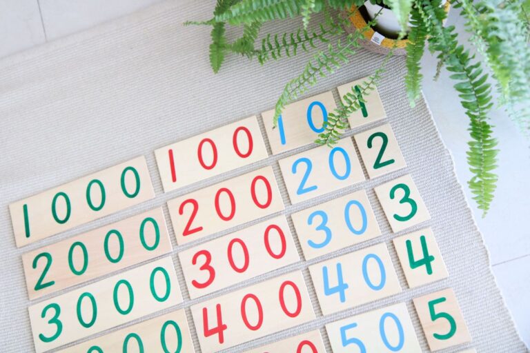 Los Números Largos Montessori con Imprimible para descargar Gratis ...