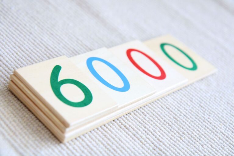 Los Números Largos Montessori con Imprimible para descargar Gratis ...