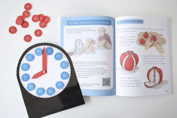 Tutorial para crear tu propio Reloj Montessori – Creciendo Con Montessori