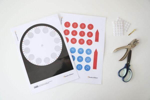 Tutorial para crear tu propio Reloj Montessori – Creciendo Con Montessori