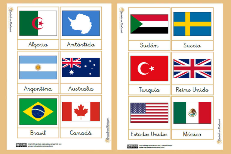 Imprimibles – Creciendo Con Montessori