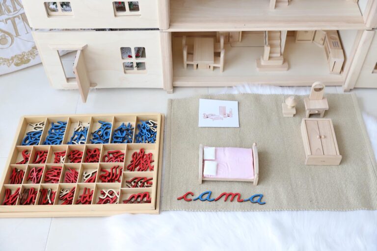Aprender lenguaje al estilo Montessori con una casa de muñecas ...
