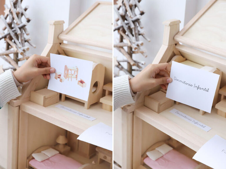 Aprender lenguaje al estilo Montessori con una casa de muñecas ...